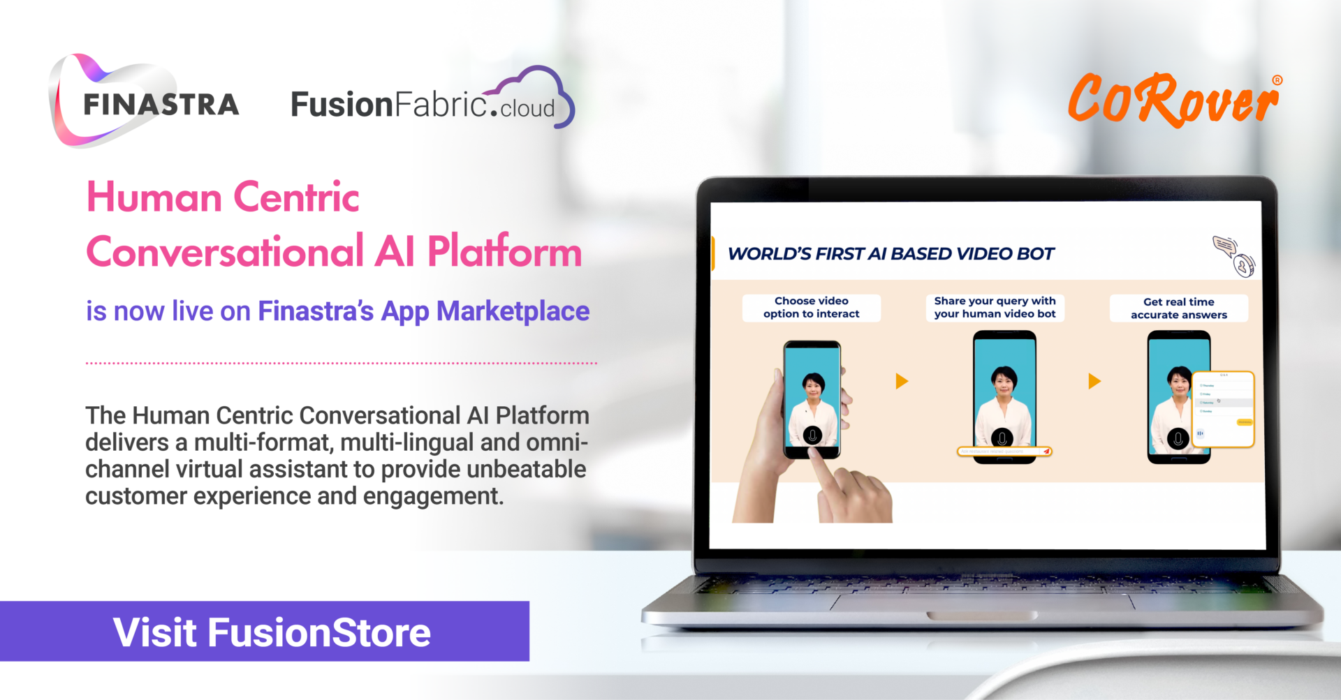 CoRover is now live on Finastra’s fusion fabric cloud! – The world's ...
