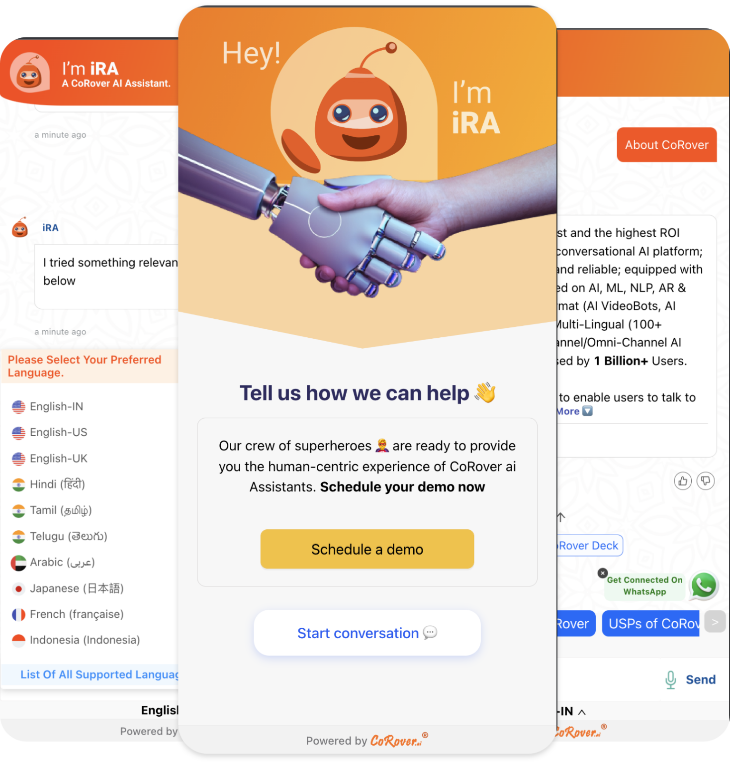 CoRover | AI Virtual Assistant | ChatBot VoiceBot VideoBot
